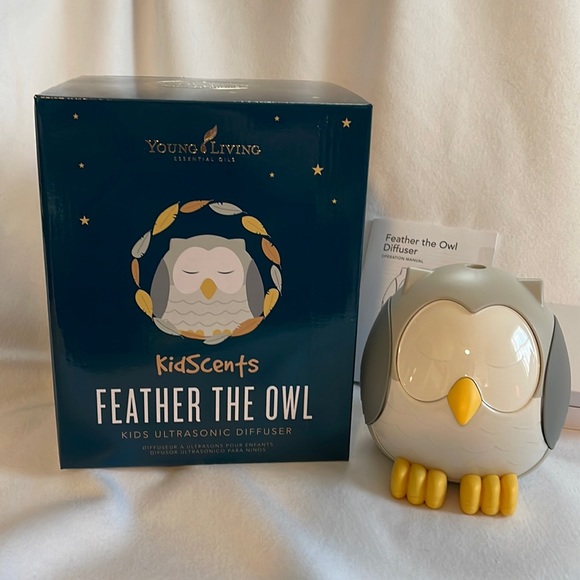 Young Living | Accents | Feather The Owl Kids Ultrasonic Diffuser By ...